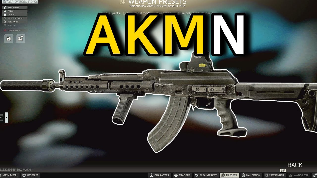 AKMN / tarkov / 타르코프 - YouTube