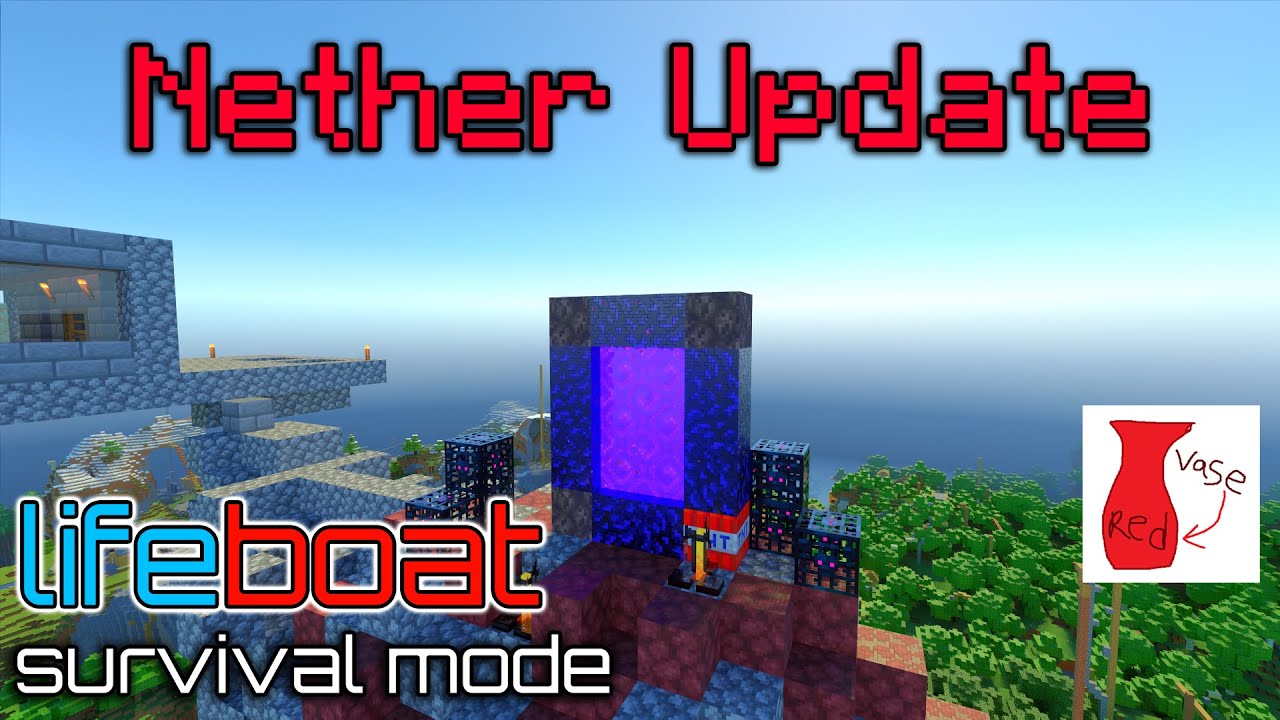 Lifeboat Survival Mode Nether Update !!! - YouTube