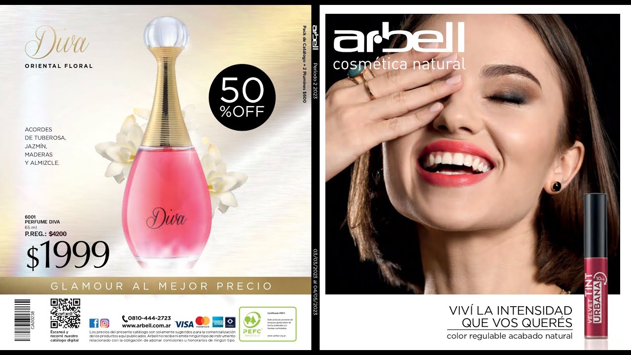 Arbell de Argentina, catálogo de perfumería y cosmética, campaña 02 ...