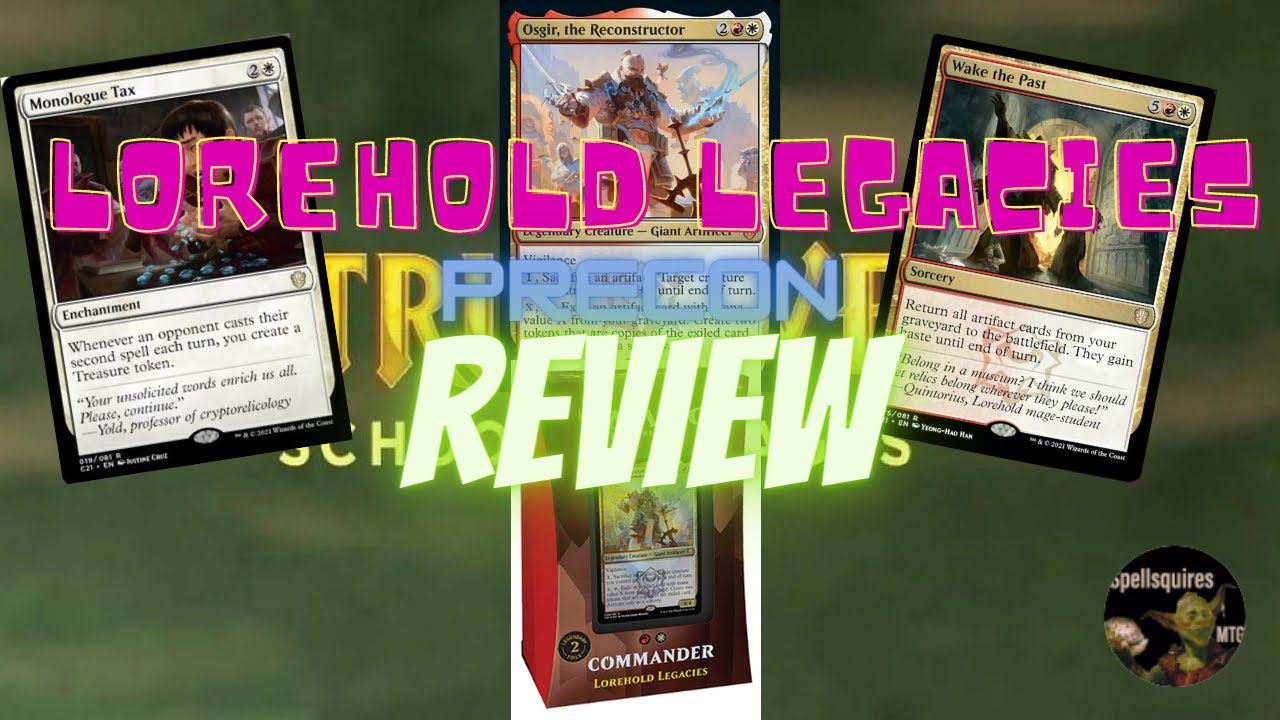 Lorehold Legacies- Commander precon review - YouTube