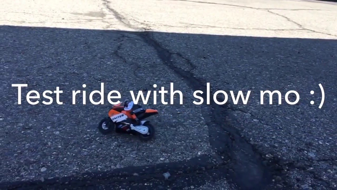 RC motorcycle with gyroscope - YouTube
