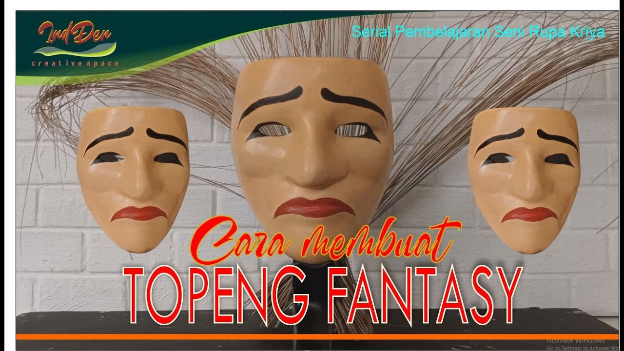 CARA MEMBUAT TOPENG FANTASY - YouTube