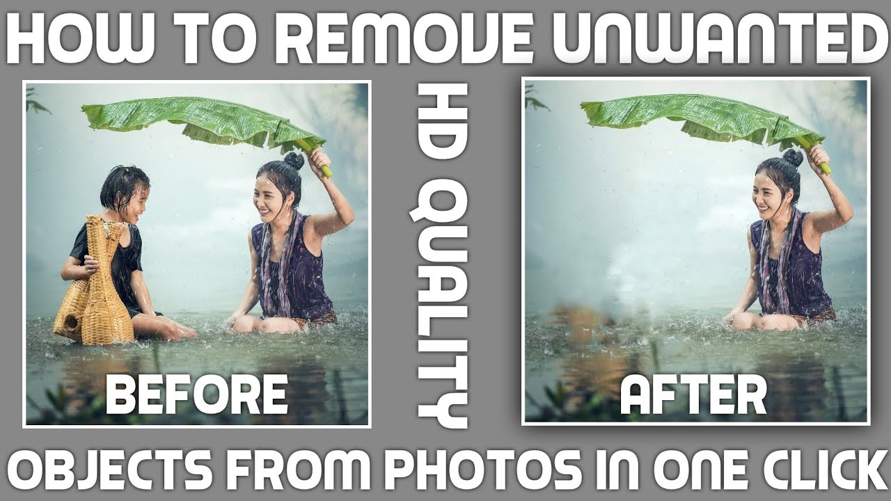 How to remove unwanted objects from photos | How to automatically ...