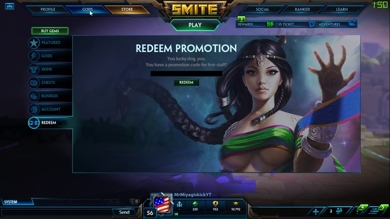 SMITE SPL CODE #2 - YouTube