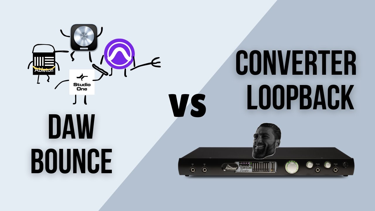 Bounceงานตรงๆผ่านDAW หรือ Printผ่านInterfaceดี? (A/B Test) | Studio 234 ...