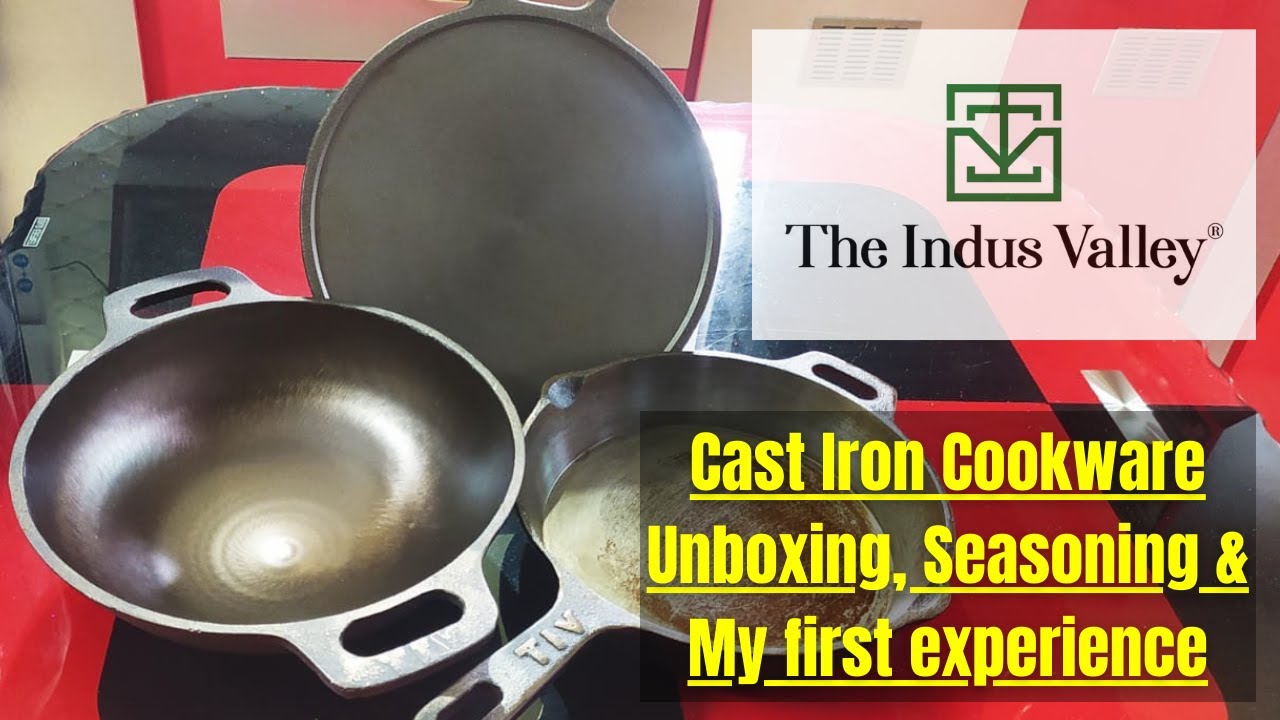 The Indus Valley Cookware - Unboxing, Seasoning & My first Experience ...
