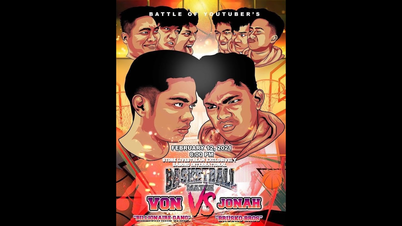 von ordona ( BILLIONAIRE ) vs jonah renz ( BRUSKO BROS ) basketball ...