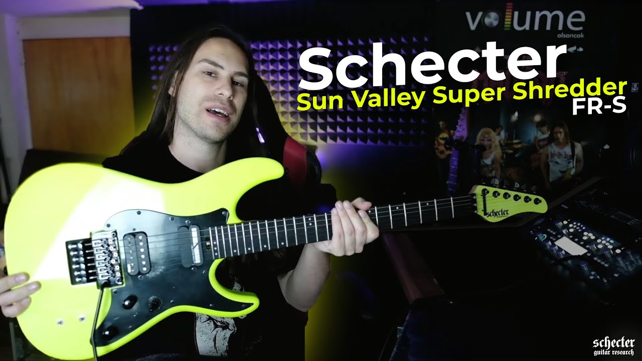 Yeni Gitarım Schecter Sun Valley Super Shredder FR-S Tanıtımı - YouTube