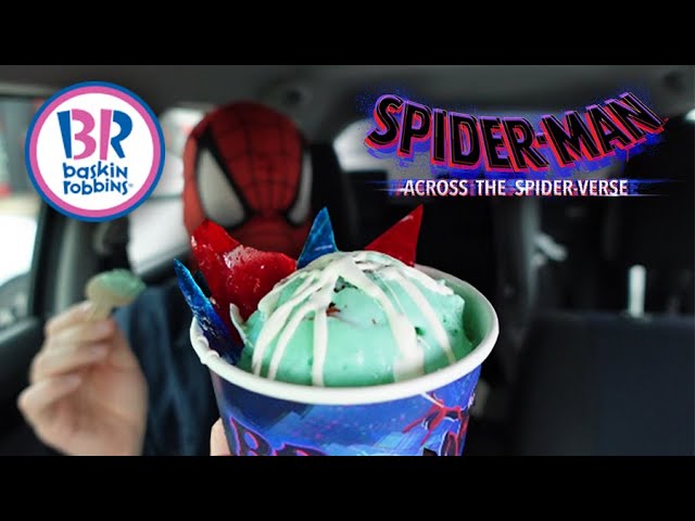 Spiderman Ice Cream Baskin Robbins