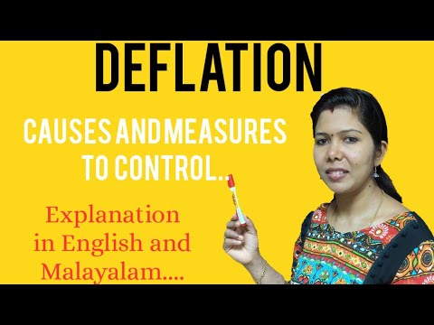 Deflation # Causes & Measures to Control Deflation # Malayalam ...