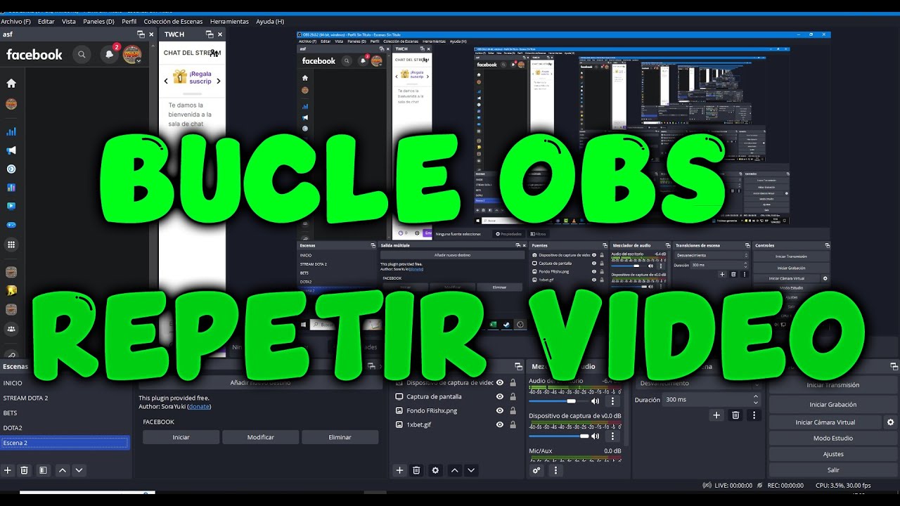 Crear Bucle OBS Repetir Video OBS - YouTube