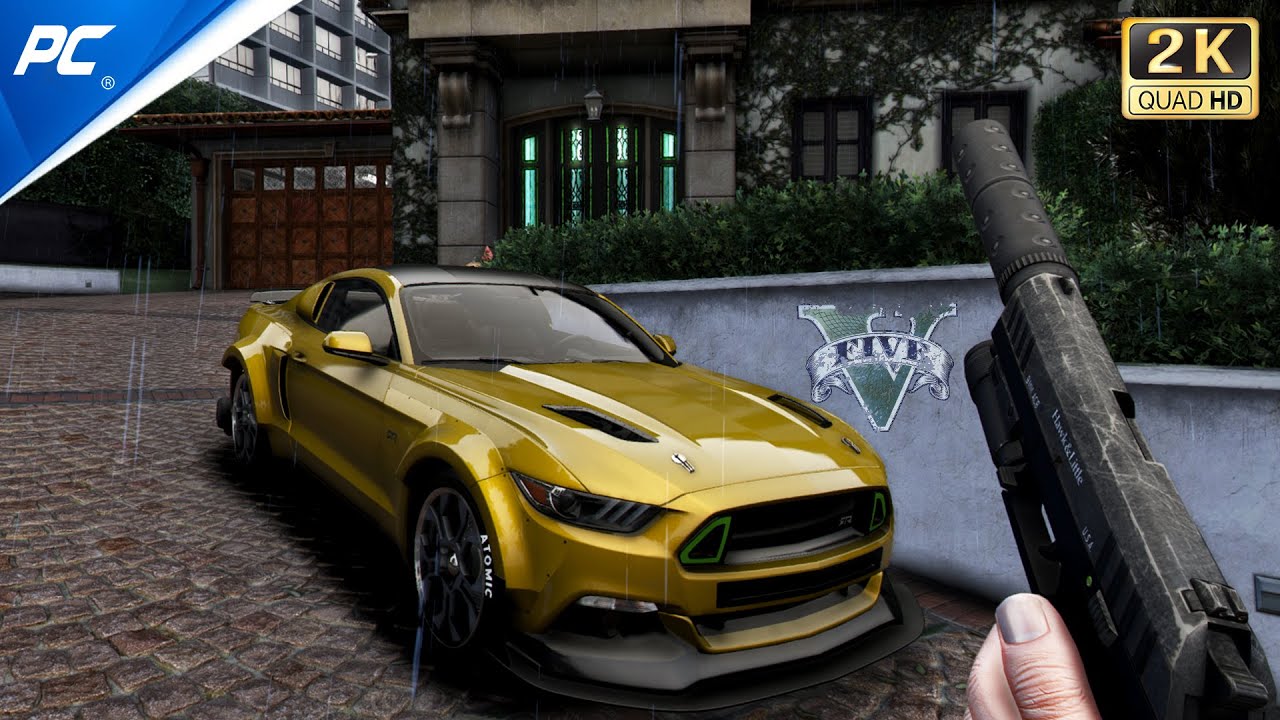 GTA 5 NEXT-GEN Rain Weather Gameplay With Best Graphics (GTX 1650 ...