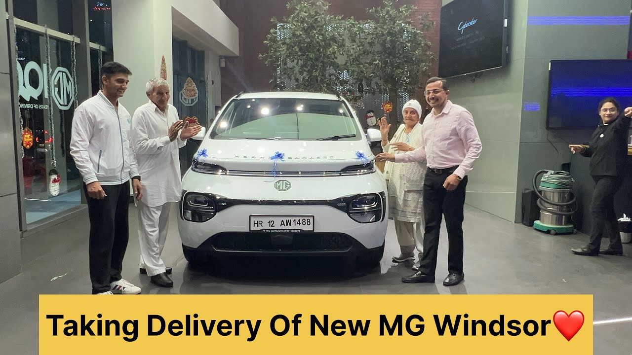 Taking Delivery Of MG Windsor EV ️! Best In Segment 🔥! Value For Money ...