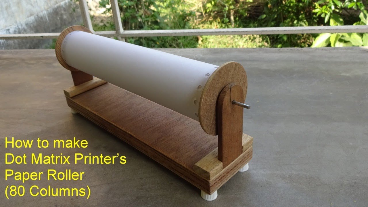 TVS DMP PRINTER PAPER ROLLER DIY YouTube tvs-dmp-printer-paper-roller-diy-youtube