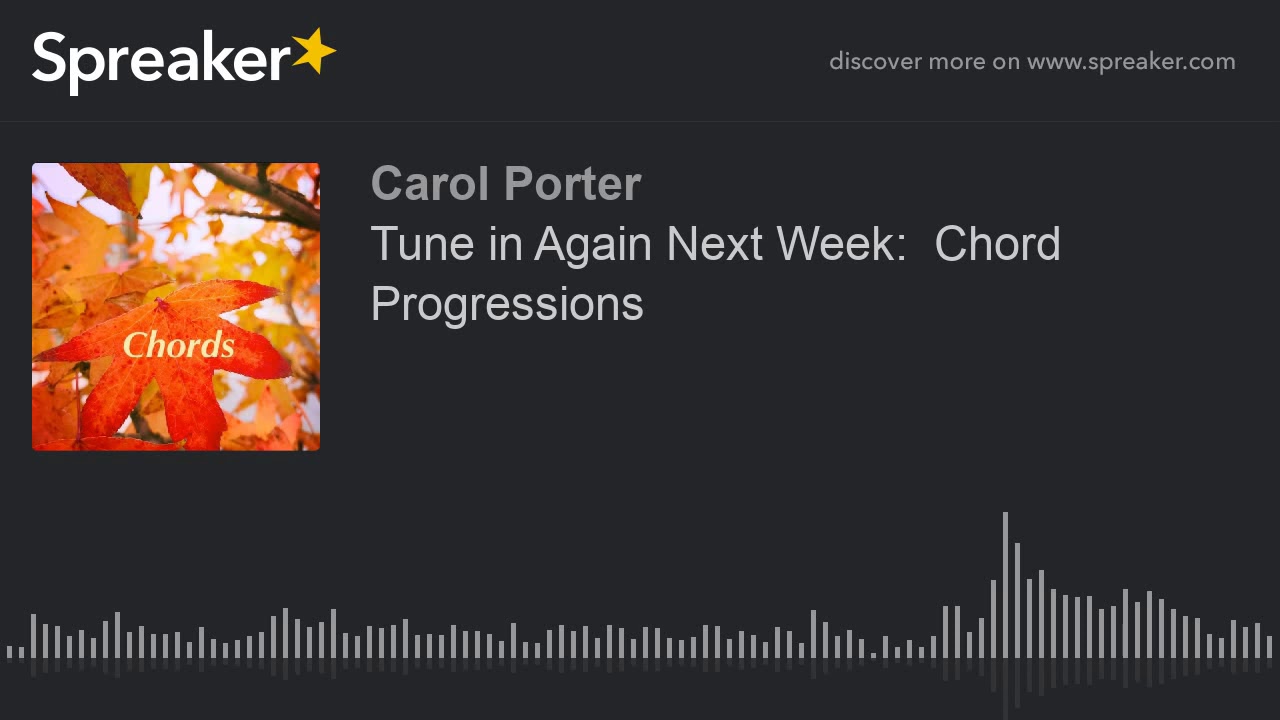 Tune in Again Next Week: Chord Progressions - YouTube