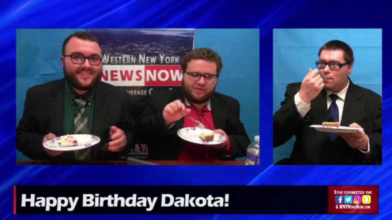 WNYNewsNow Weatherman Surprised With Birthday Antics 09/24/19 - YouTube