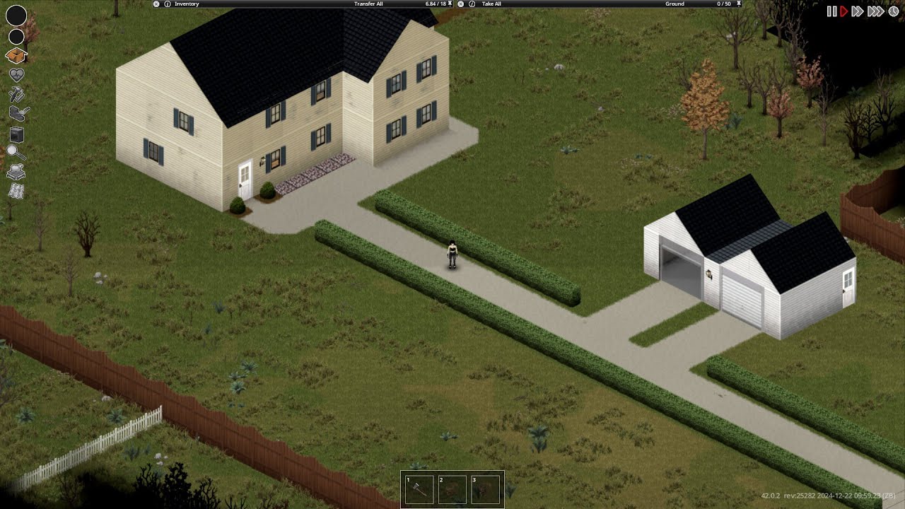 Project Zomboid - Mansion with Tall Fence and Well Base Location - YouTube