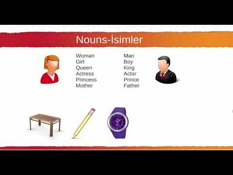 012 Nouns İsimleri