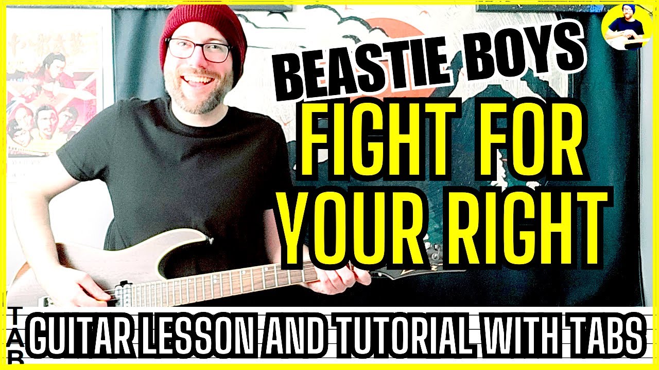 Beastie Boys - Fight For Your Right Main Riff Guitar Lesson | Tab ...
