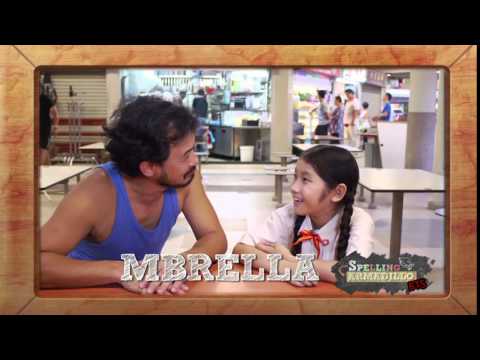 SPELLING ARMADILLO PROMO  UMBRELLA! FATHER & DAUGHTER