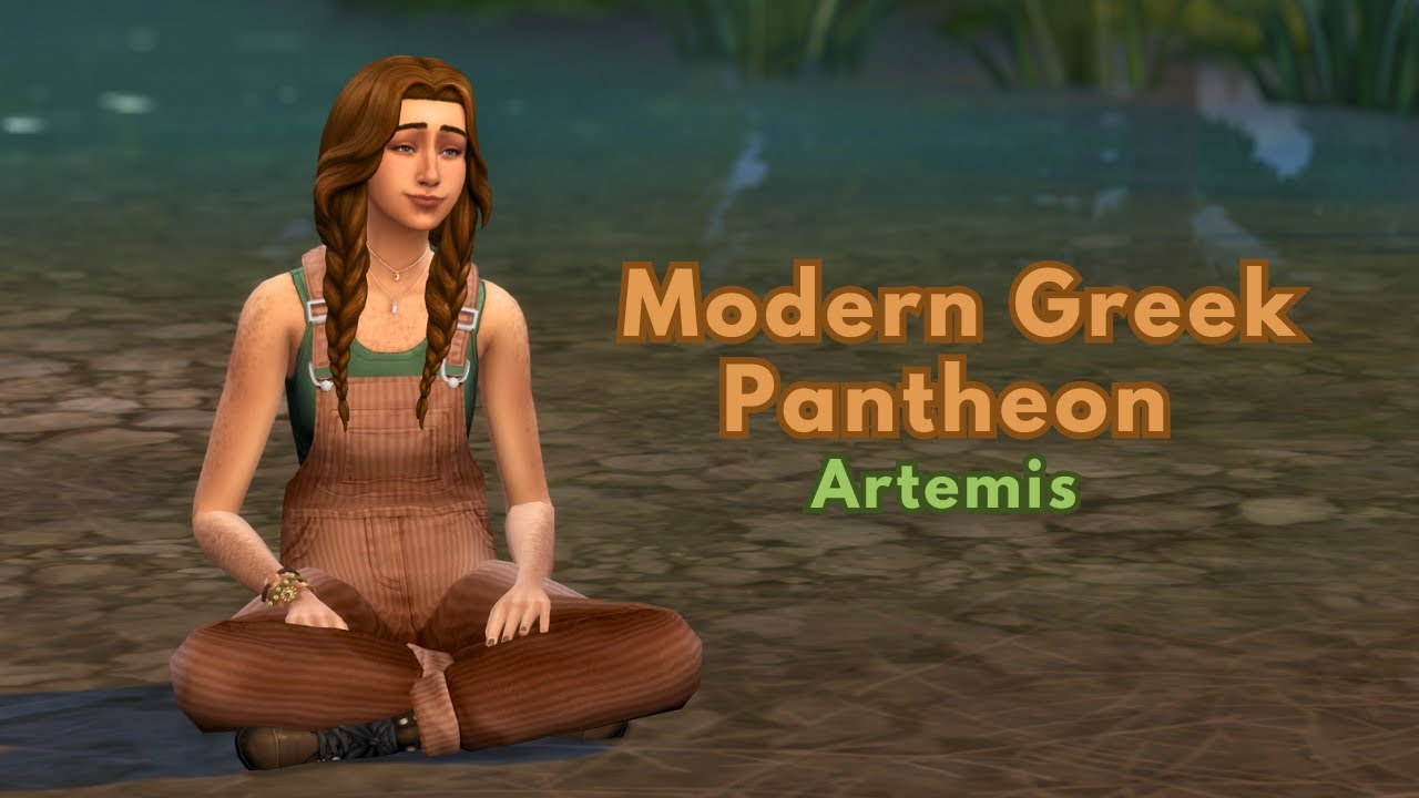 Artemis ☾ Modern Greek Pantheon | The Sims 4 CAS (with CC) | LoFi Beats ...