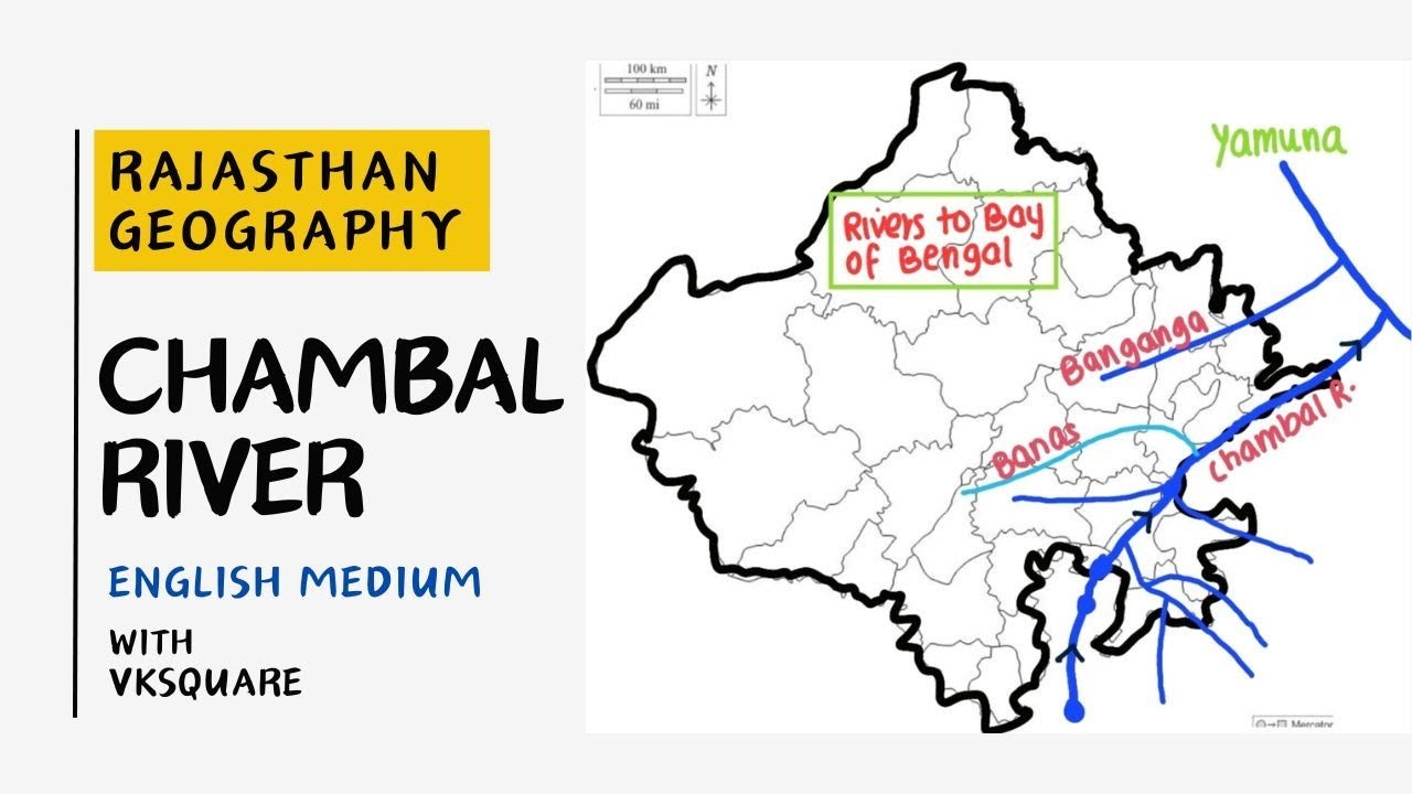 Chambal River | Rajasthan Geography | English Medium | by vksquare - YouTube