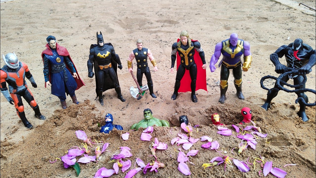 Superhero Avengers toys, Hulk VS Spiderman, Iron man VS Thanos, Batman ...