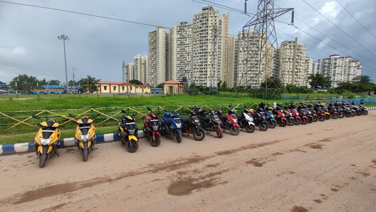Bengal Gearless Knights 2nd Anniversary || TVS NTORQ || YAMAHA AEROX ...