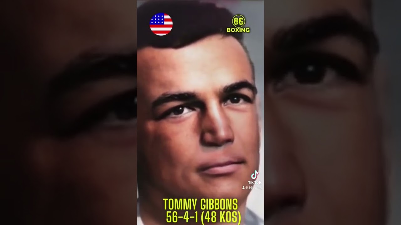 Tommy Gibbons | One of the greatest to never win a title! | Boxing ...