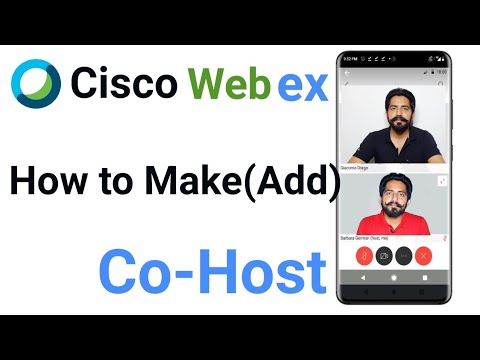 How to Make Co Host on Cisco WebEx Meeting App From Mobile - YouTube