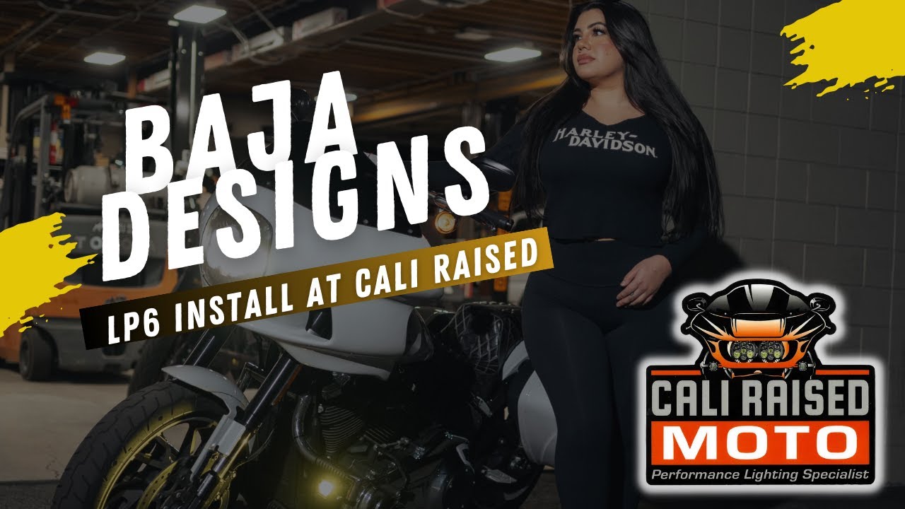 Baja Designs LP6 Headlight Install at Cali Raised Moto, Buena Park, CA ...