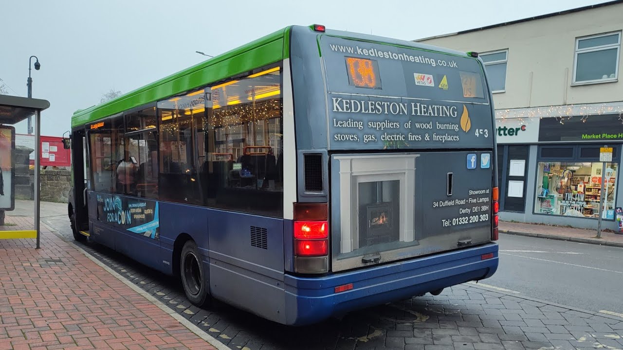 Notts and Derby 453 R27 BUS Optare Solo M920 (Loud Allison AT545) - YouTube