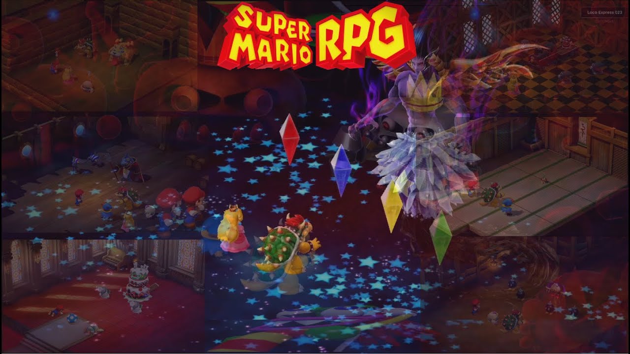 Super Mario RPG - Star 7 - Low HP POST-GAME and END - YouTube