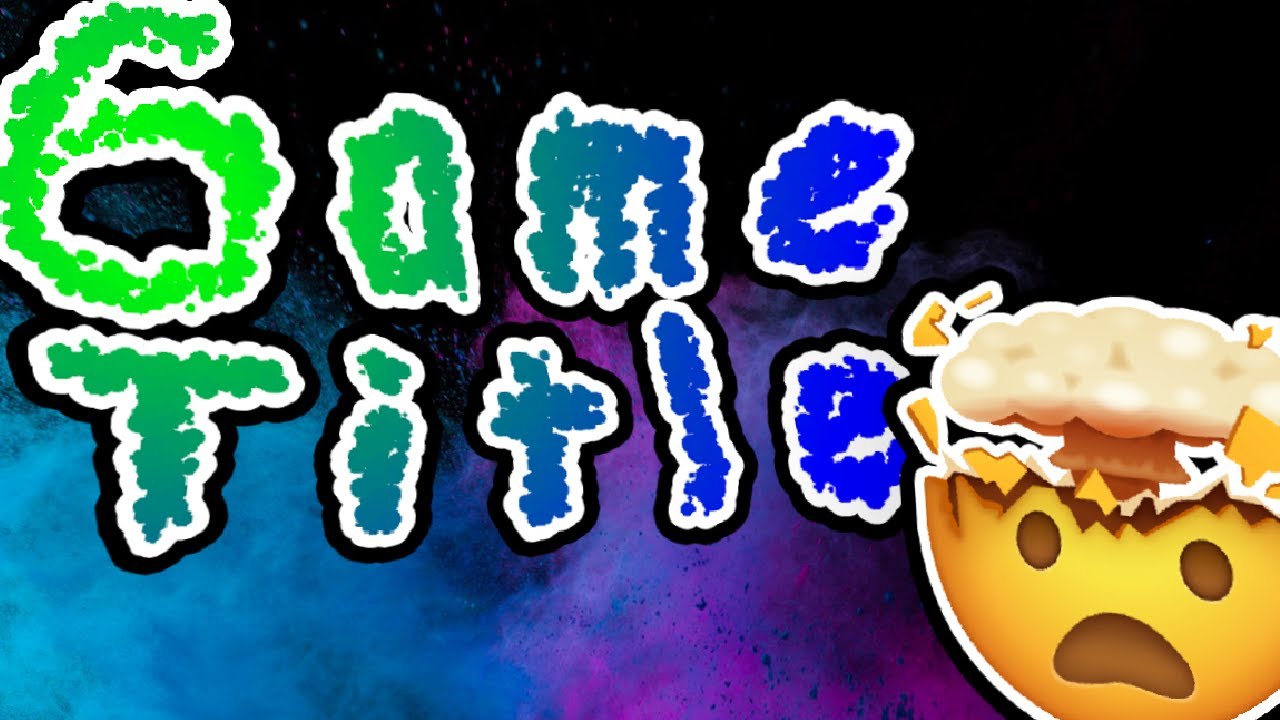 EXPLODING Title Screen Effect 🤯 | GameMaker Tutorial - YouTube