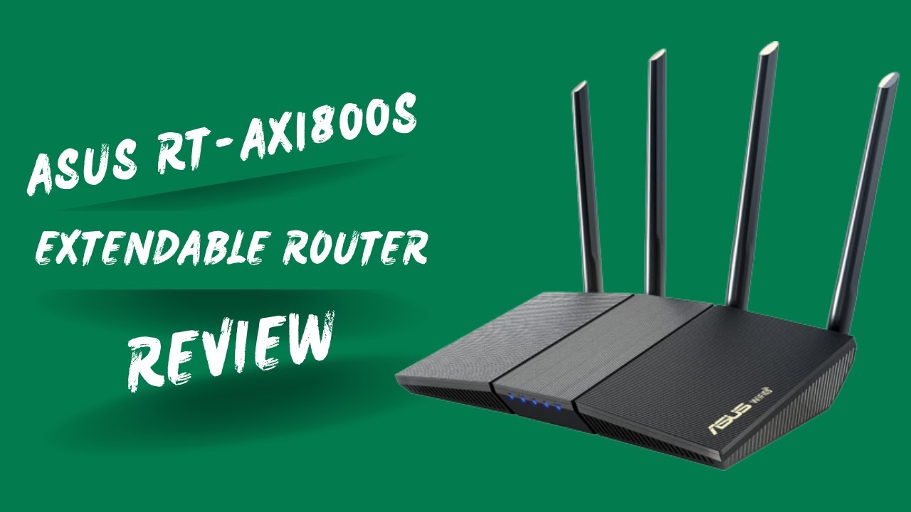 ASUS RT-AX1800S Dual Band WiFi 6 Router: Network Security Redefined ...