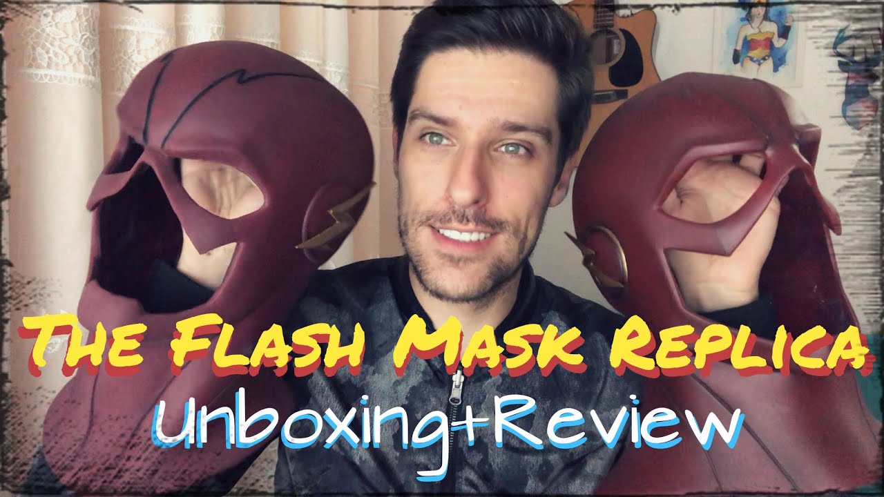The Flash Mask Unboxing (Replica) Cosplay Review - YouTube