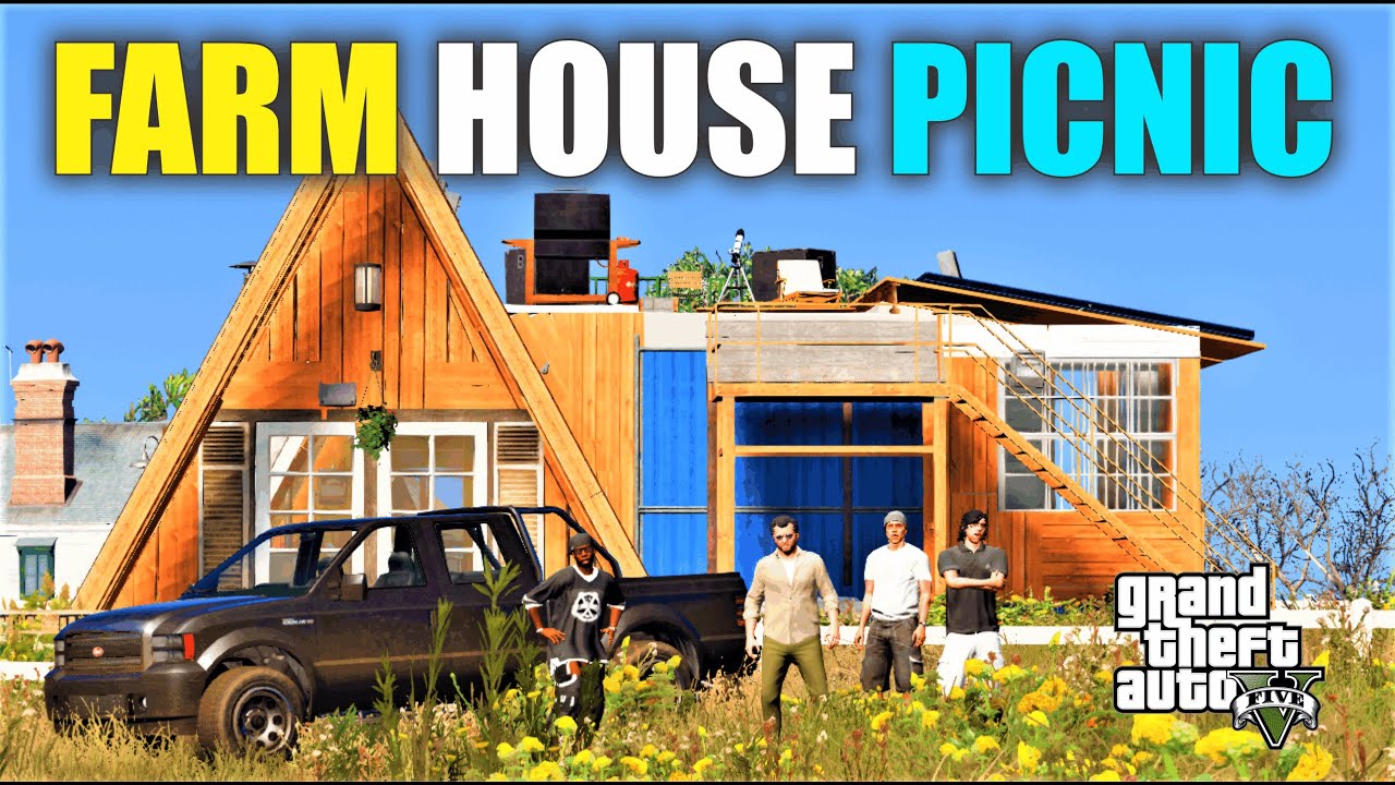 FARM HOUSE PICNIC | SPRUNK GAMING | GTA 5 | #gaming #gta5 #gtavgameplay ...