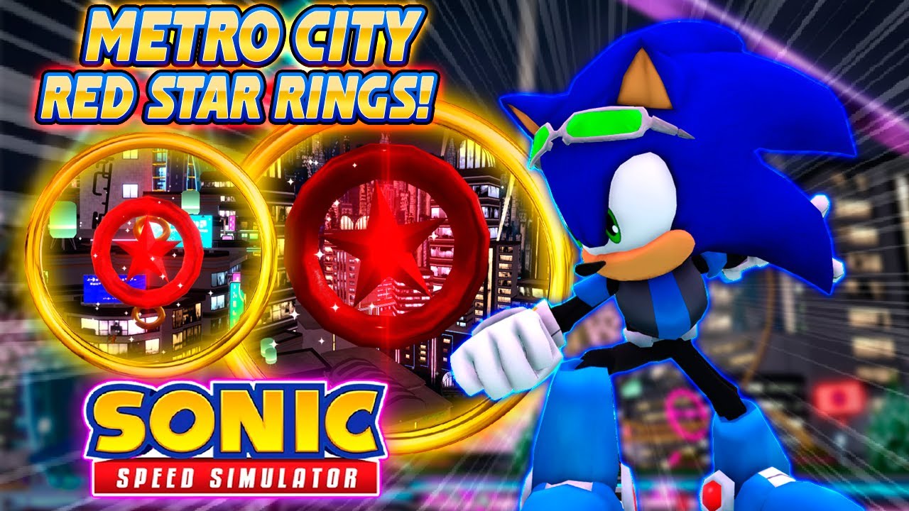 🔴 ¡Todos los Red Star Rings en Metro City! 🏙 Guía Completa en Sonic ...