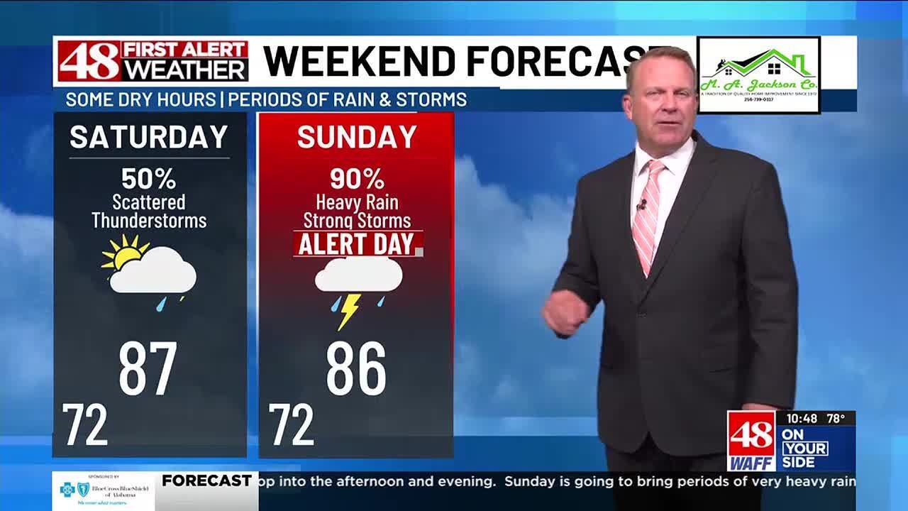 48 First Alert Weather: Friday 10 p.m. weather forecast - YouTube