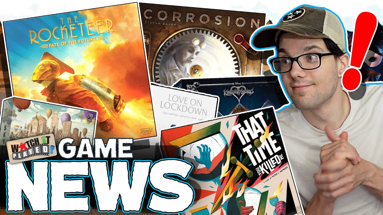 So Many Board Game Announcements! - This Week's Board Game News - YouTube