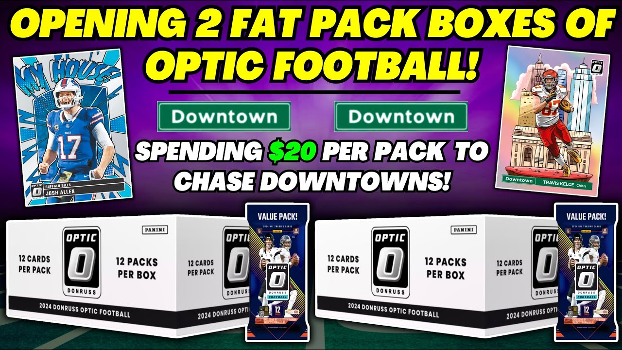 *FIRST LOOK AT OPTIC FOOTBALL!🚨 2024 OPTIC FOOTBALL VALUE PACK BOX ...