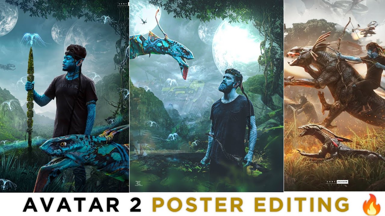 Picsart Avatar 2 Movie Poster Editing Tutorial - Rajan editz - YouTube