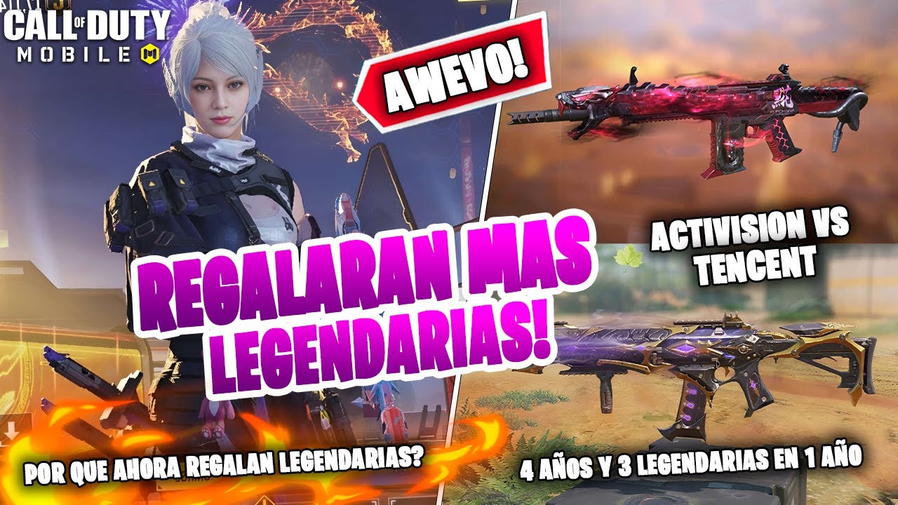 NOS DARAN MAS LEGENDARIAS GRATIS! ACTIVISION Y TENCENT COMPITEN POR COD ...
