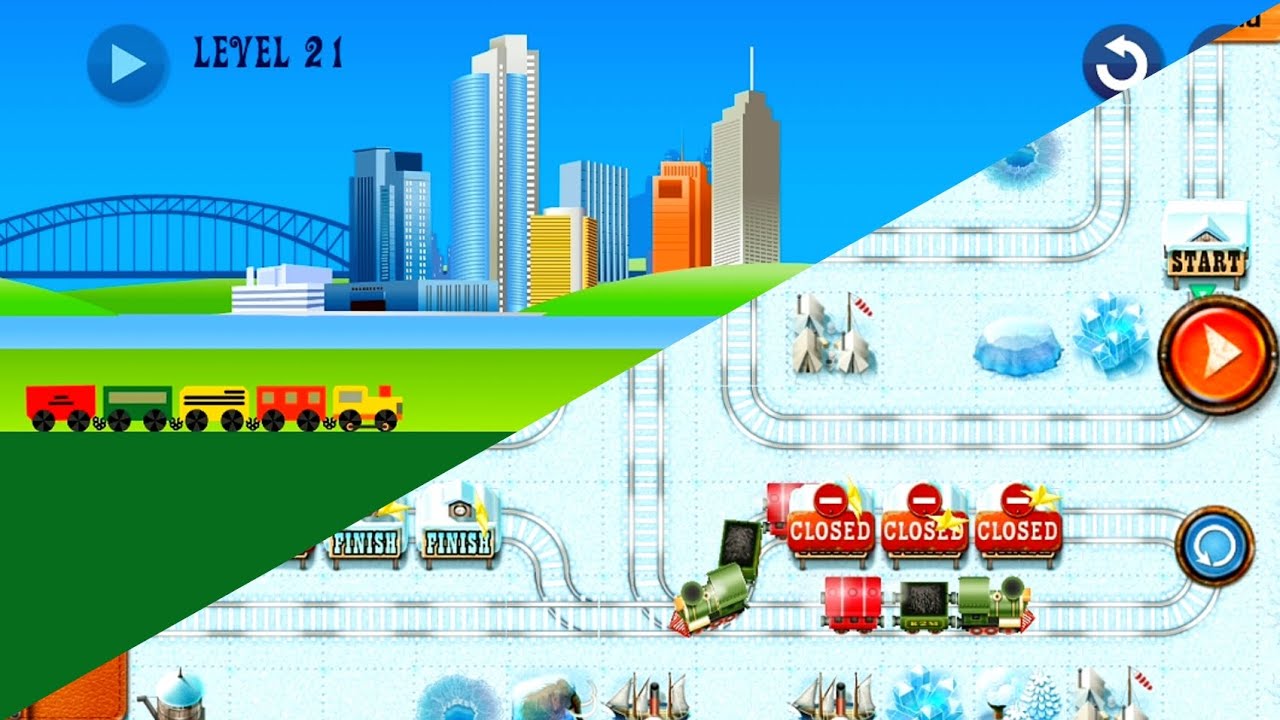 Rail Maze 2 & Mini Train Combination - Train Puzzle Games - Android ...