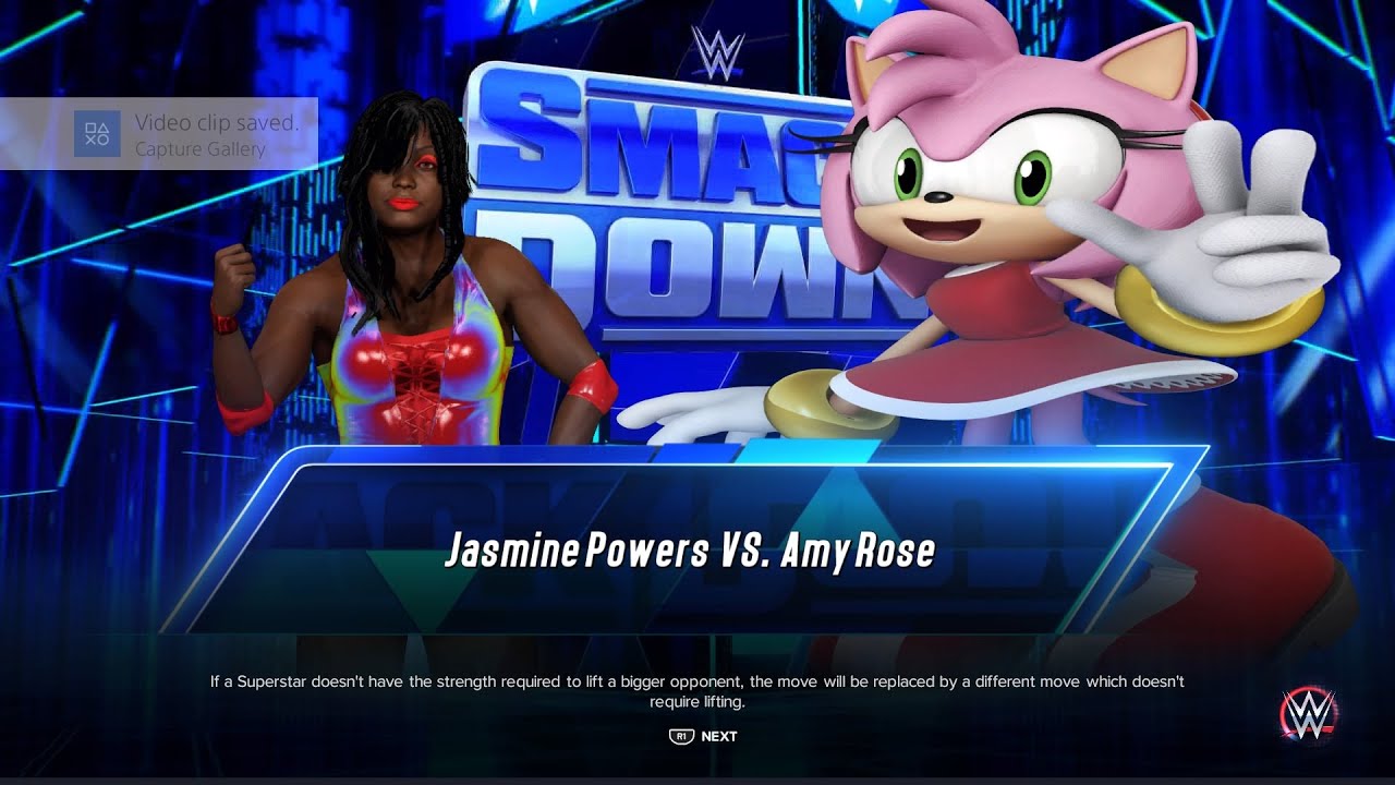 Season Preview Via Wwe 2k23 Jasmine Powers Vs Amy Rose Youtube