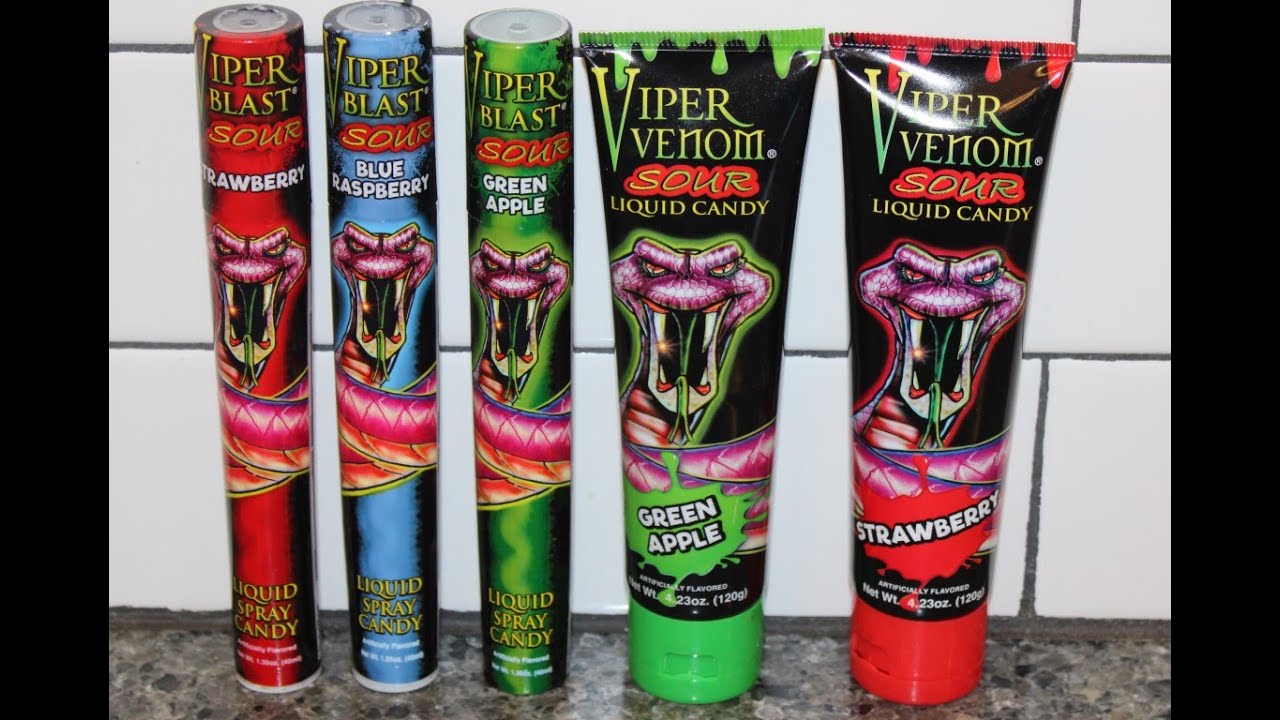 Viper Blast Strawberry, Blue Raspberry, Green Apple & Venom Liquid ...