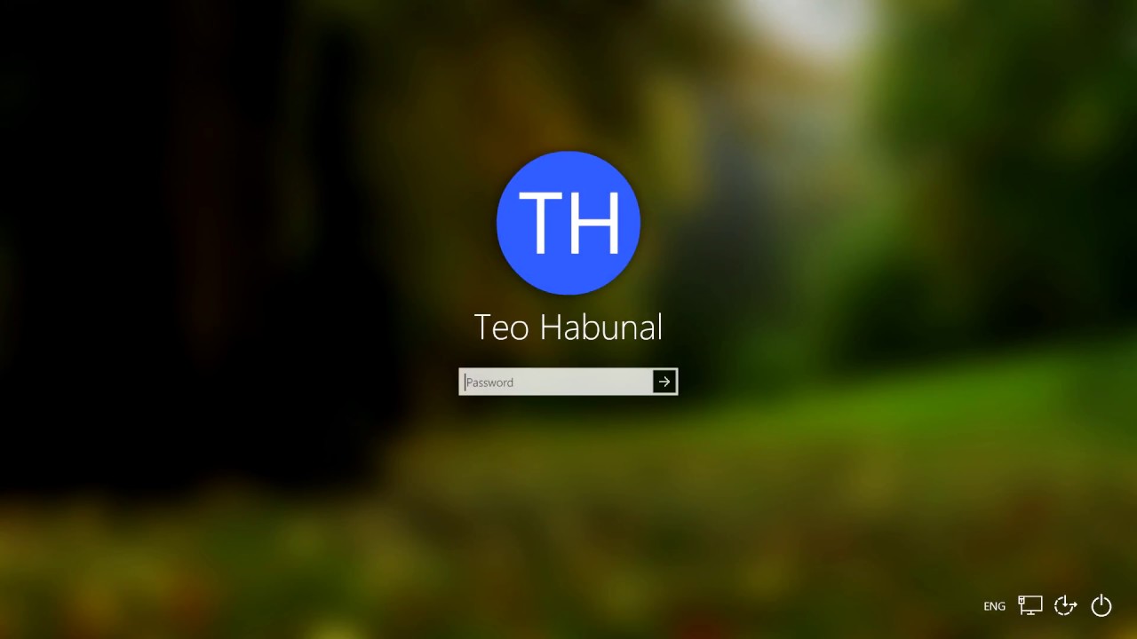 Windows 10 login animation - Fluent Design Concept - YouTube