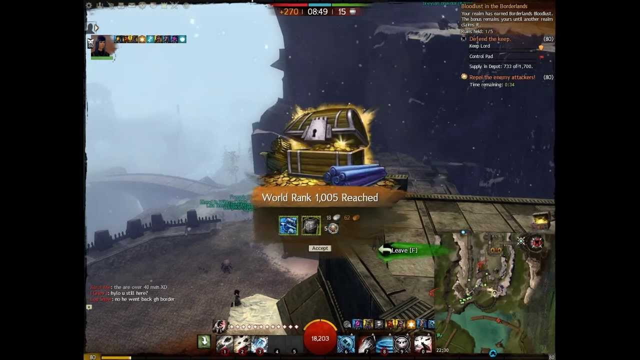 GW2 WvW rank 1000+ - YouTube