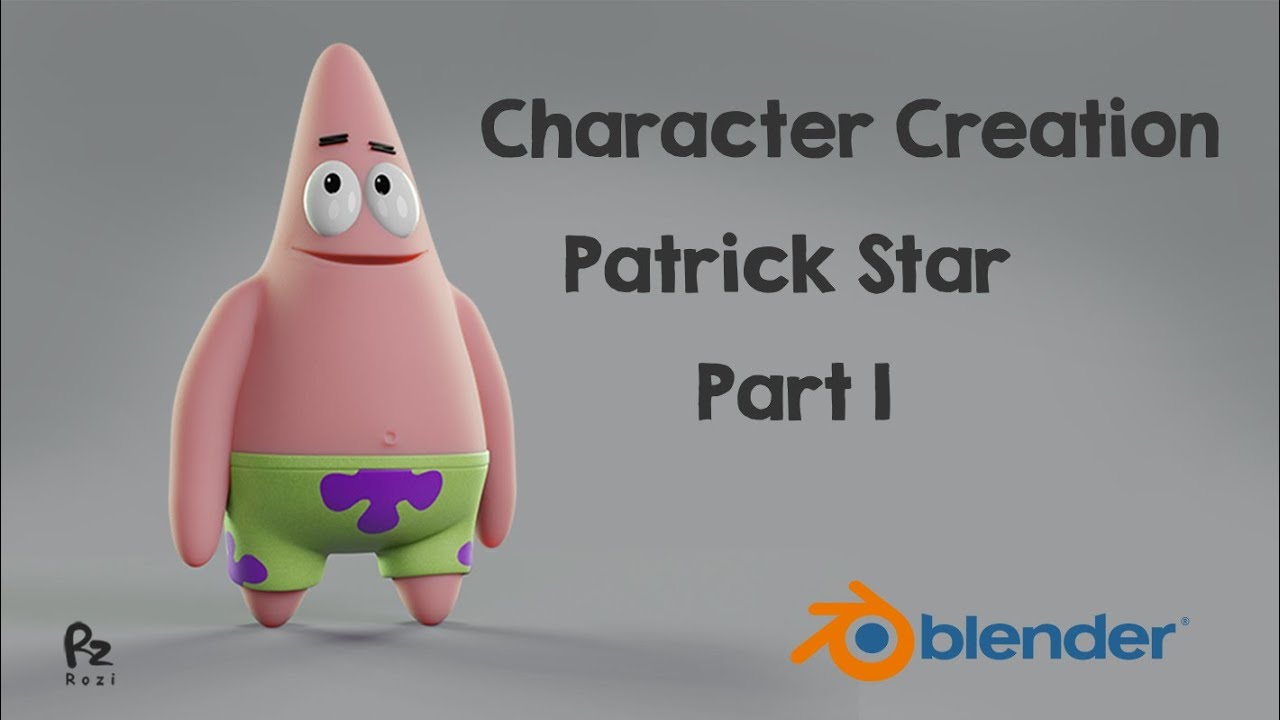 Character Modeling Patrick Star Part 1 | Blender 3D Timelapse - YouTube