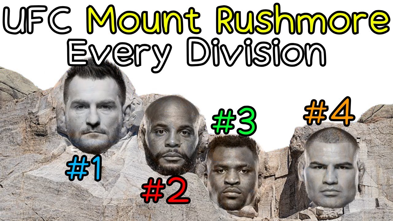 UFC Mount Rushmore Every Division (Top 4) - YouTube